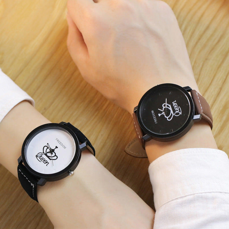 Matching King Queen Freedom Watch Set for Couples – Gullei