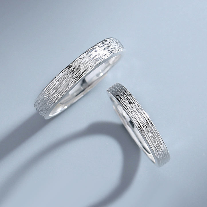 Engraved Couples Promise Rings Set Sterling Silver Gullei.com