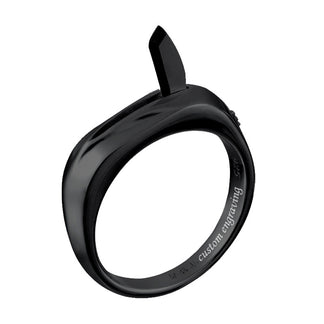 Gullei™ Hidden Knife Self Defense Ring - Solid Stainless Steel