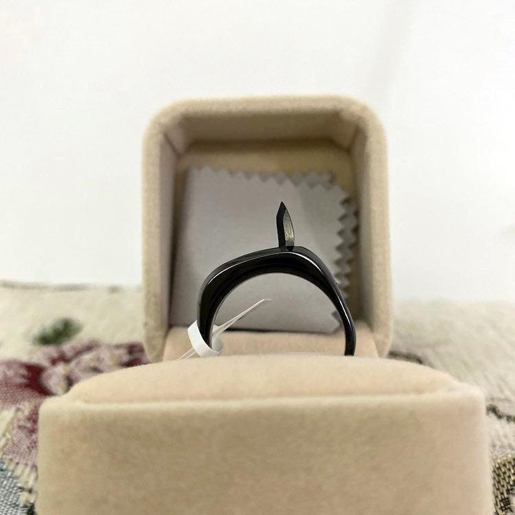 Gullei™ Hidden Knife Self Defense Ring - Solid Stainless Steel