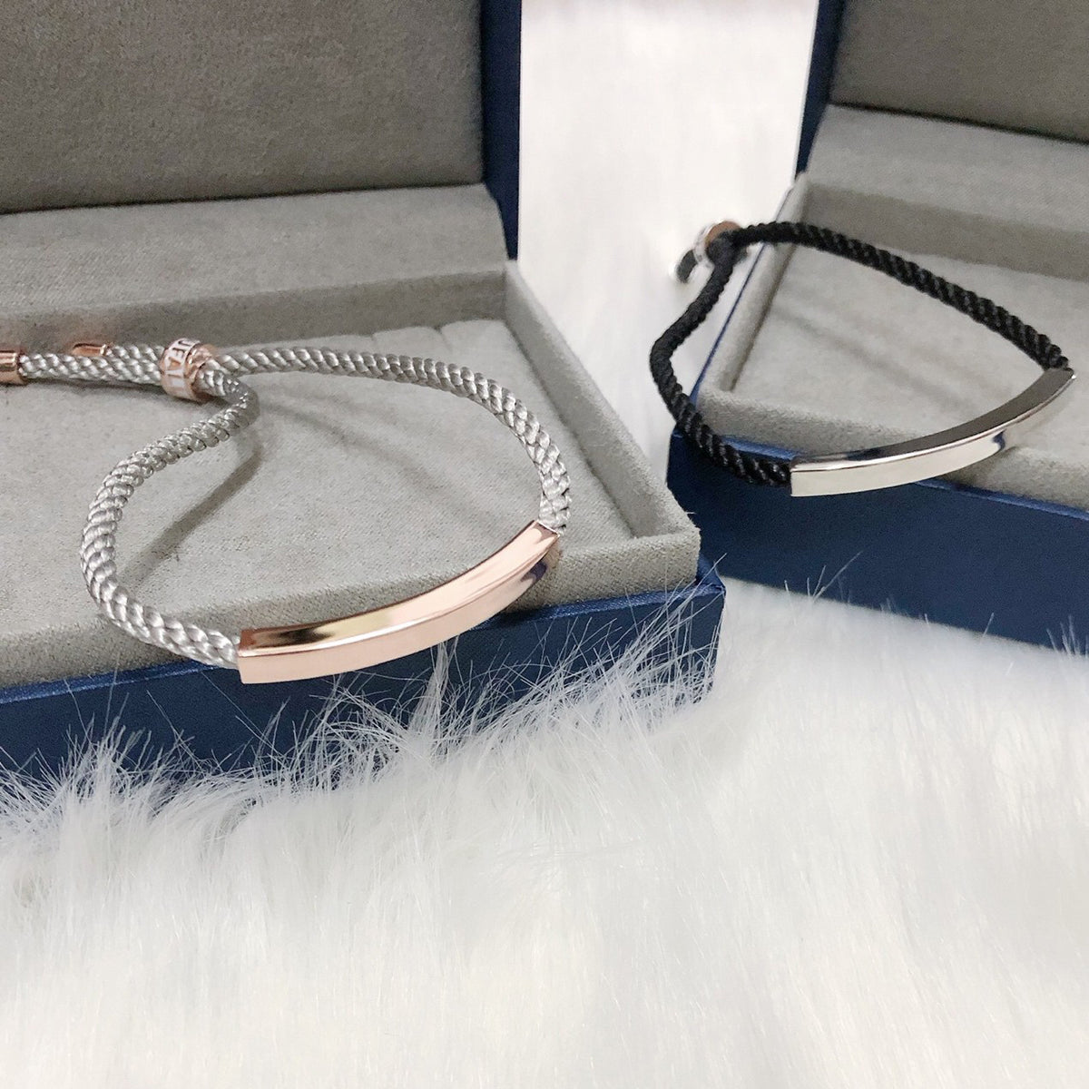 Personalized Couple Bracelets | Engraved 925 Sterling Silver with ...