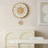 Gullei Pendulum Analog Silent Wall Deco Clock for Livingroom/Bedroom