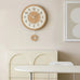 Gullei Pendulum Analog Silent Wall Deco Clock for Livingroom/Bedroom