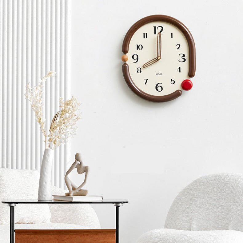 Silent Wall Clock | Scandinavian Design | Minimalist Analog Timepiece ...