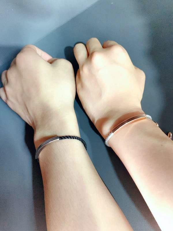 Personalized Couple Bracelets | Engraved 925 Sterling Silver with ...