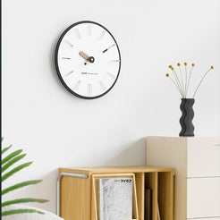 36cm Silent Wall Clock | Modern Minimalist Non Ticking Decor – Gullei