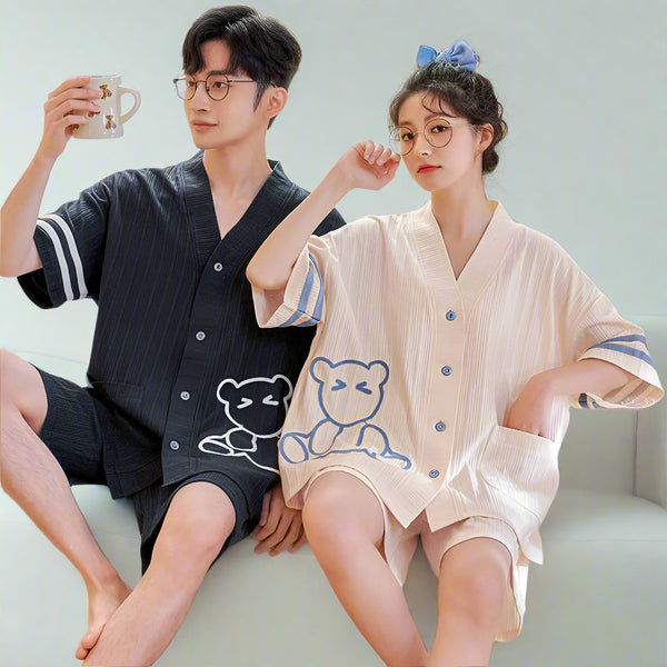 Comfortable Matching Sleepwear Set for Couples – Gullei