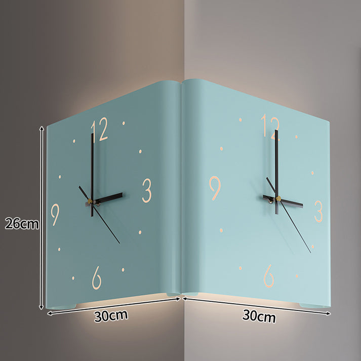 Corner LED Wall Clock - Modern Double Sided Luminous Decor | Gullei™