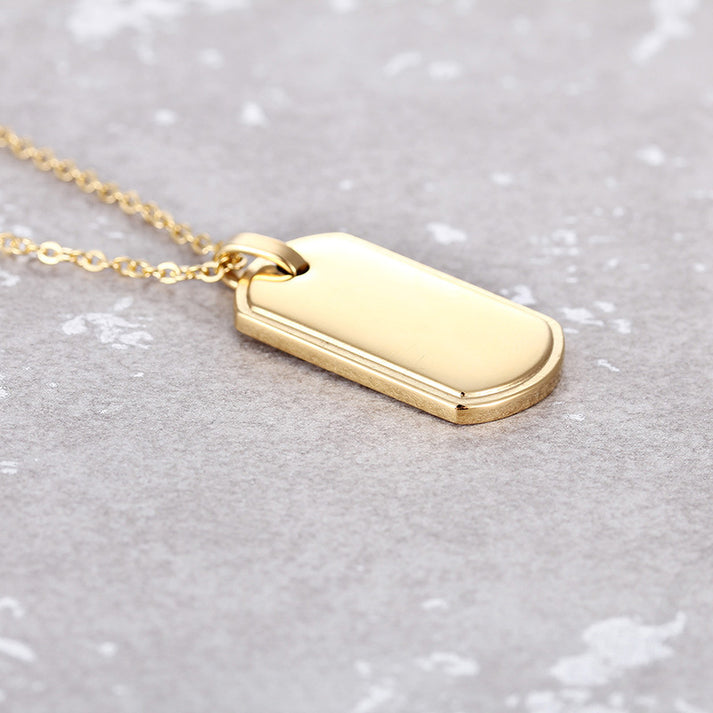 Engravable Army Name Tag Pendant Necklace Birthday Gift for Boyfriend ...