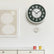 Gullei Pendulum Analog Silent Wall Deco Clock for Livingroom/Bedroom