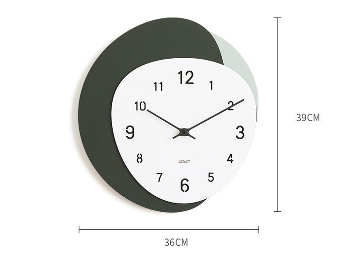 Unique Modern Analog Wall Deco Clock for Livingroom/Bedroom - Gullei
