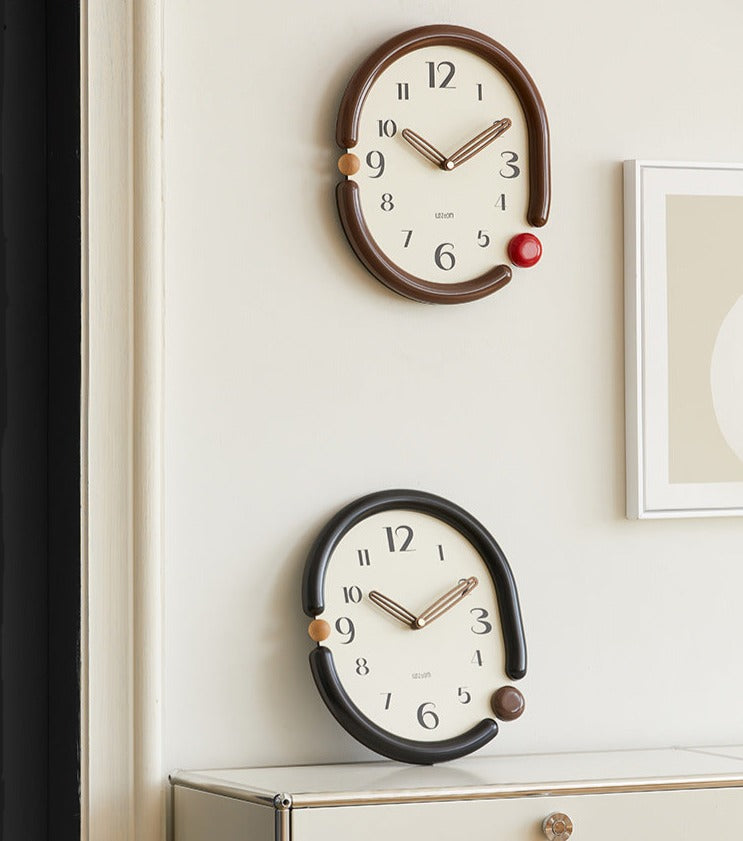 Silent Wall Clock | Scandinavian Design | Minimalist Analog Timepiece ...