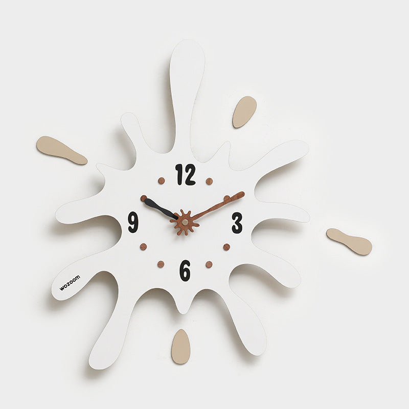 Odd Shaped Analog Silent Wall Clock for Livingroom/Bedroom - Gullei