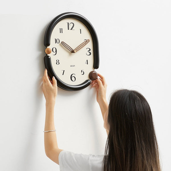 Silent Wall Clock | Scandinavian Design | Minimalist Analog Timepiece ...